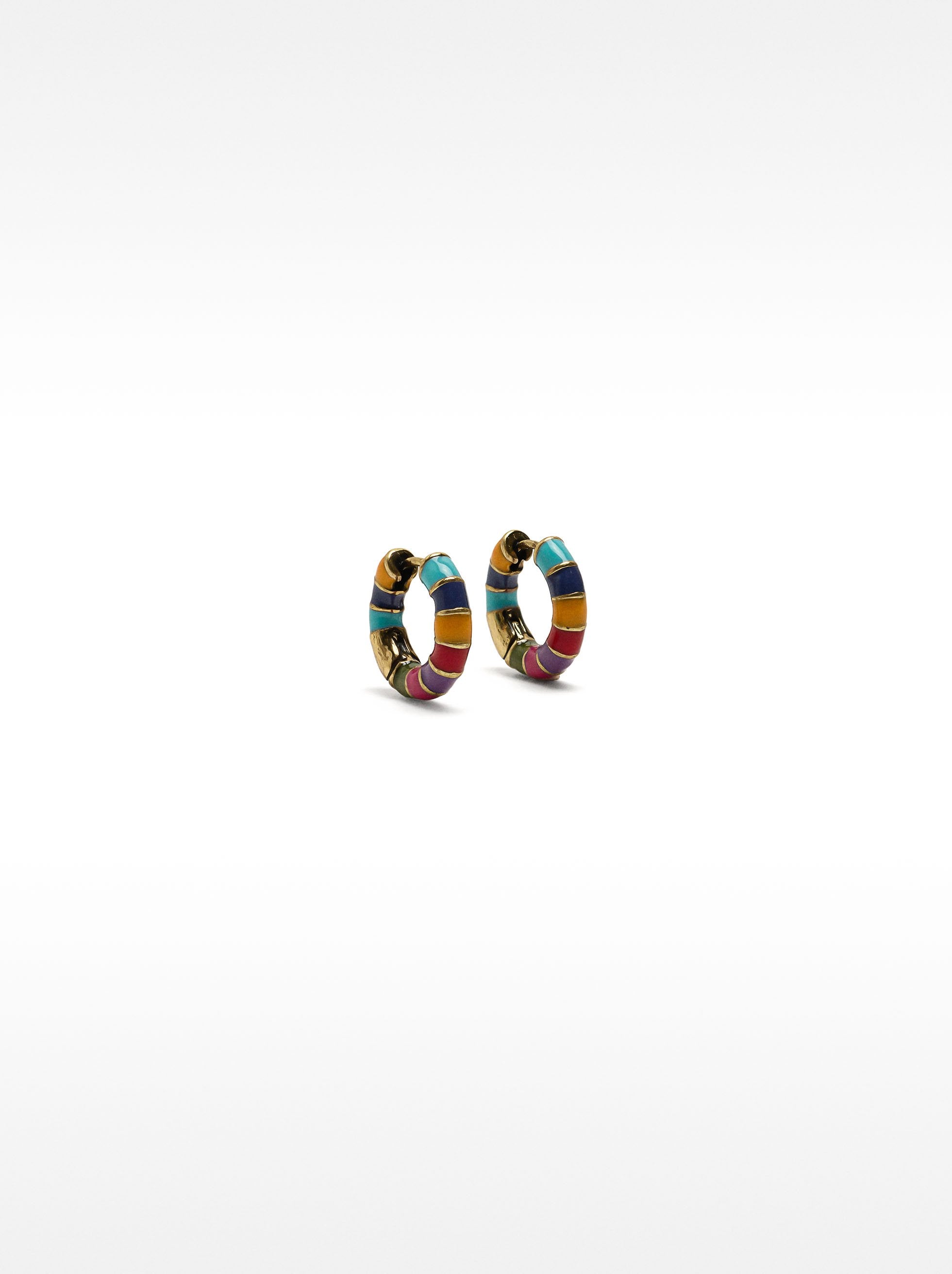 Aros Esmaltados De Multicolor – Parfois Perú