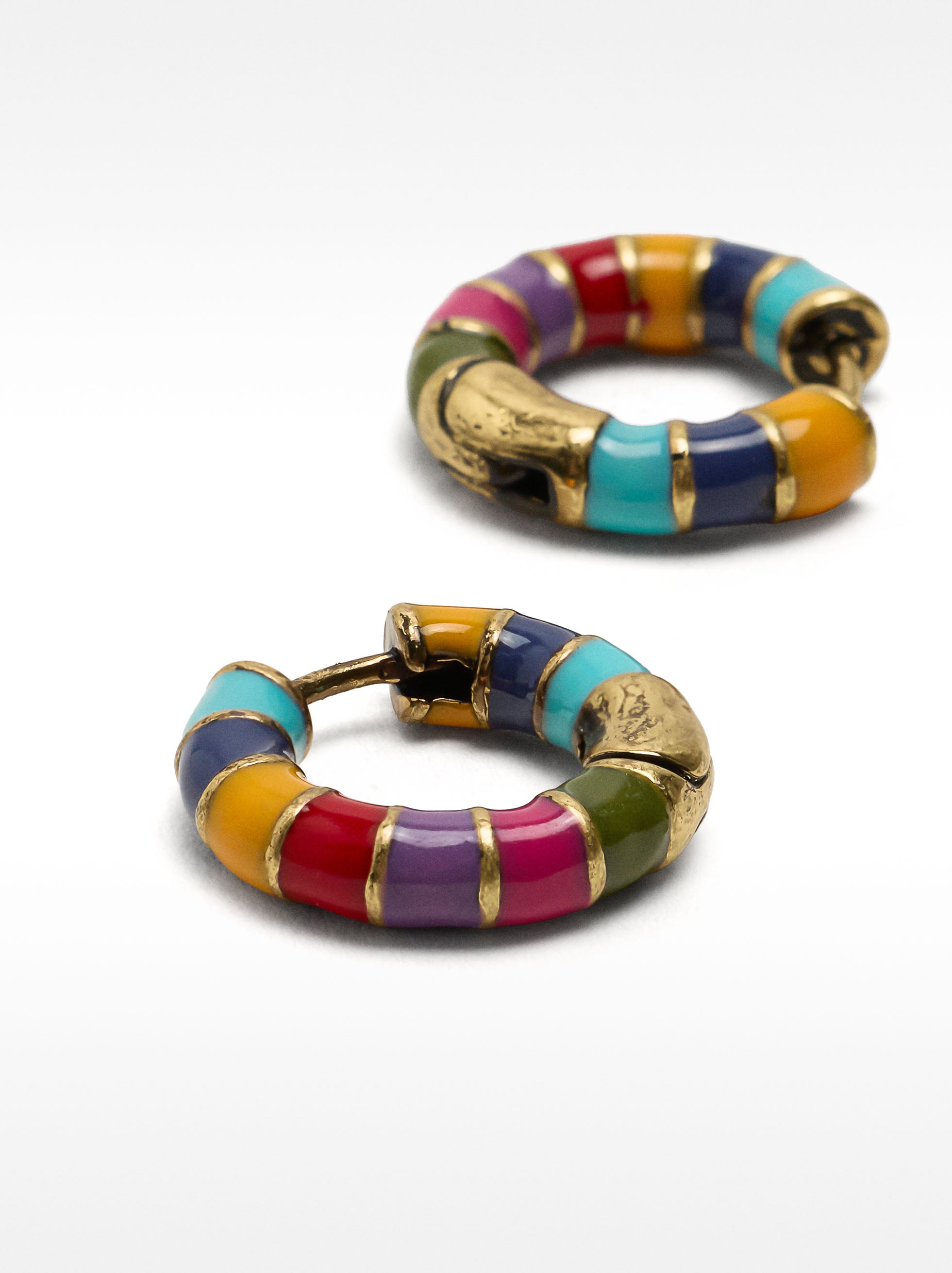 Aros Esmaltados De Multicolor – Parfois Perú