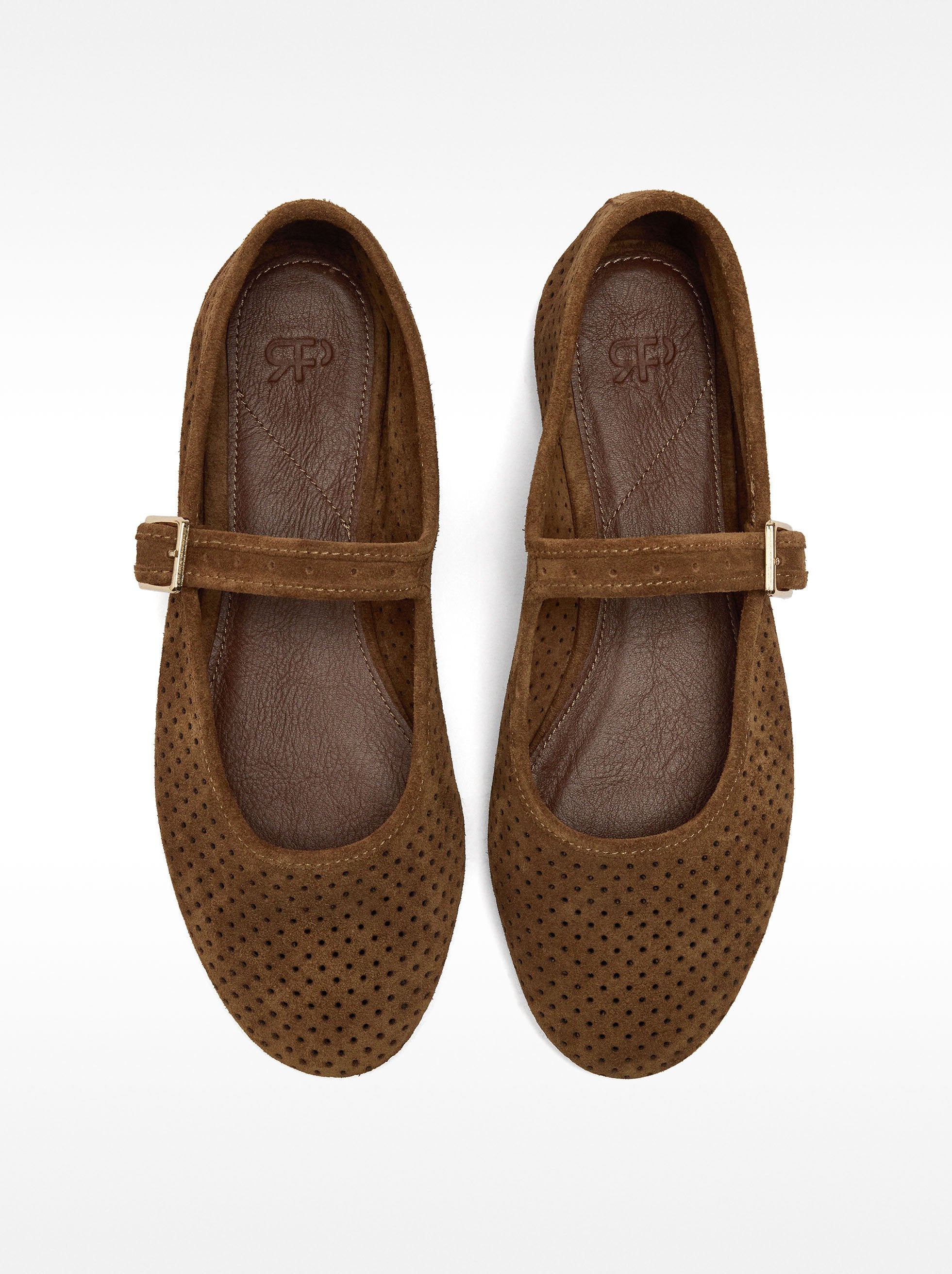 Bailarinas De Piel Con Tira Y Hebilla – Parfois Perú